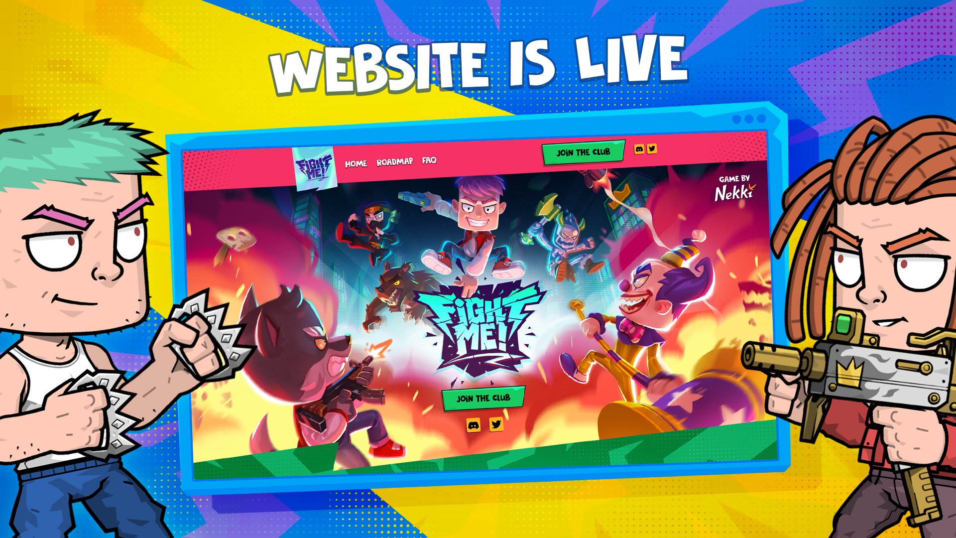 Fight Me: The Play-to-Own NFT Game, Unveils Official Website for Fans ...
