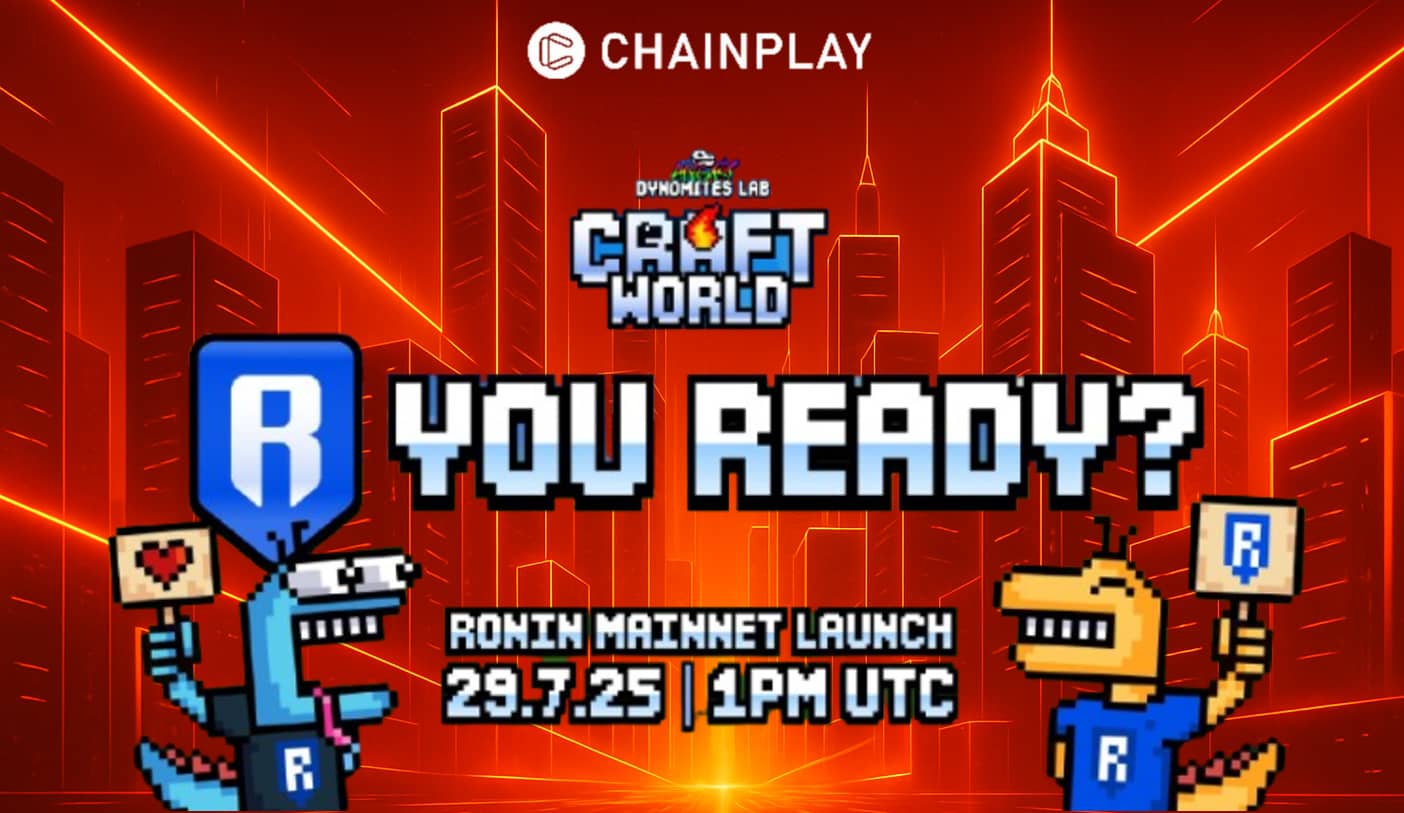 Craft World Mainnet Launch Set for July 29 - ChainPlay.gg